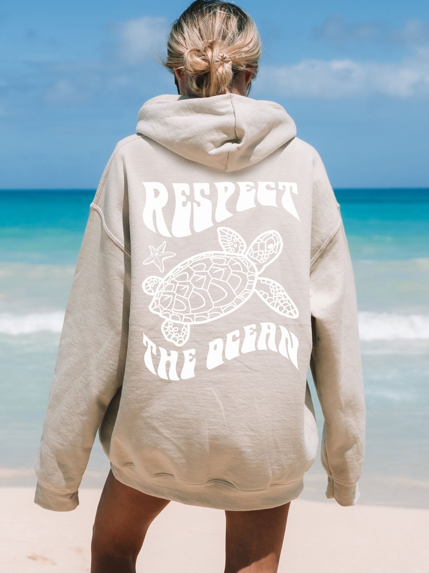 Respect The Ocean Hoodie V3 – Blue Ocean Project USA
