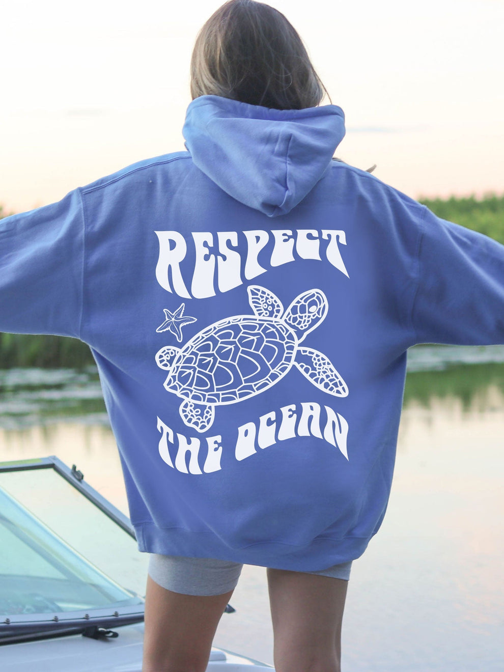 Respect The Ocean Hoodie V3 – Blue Ocean Project USA