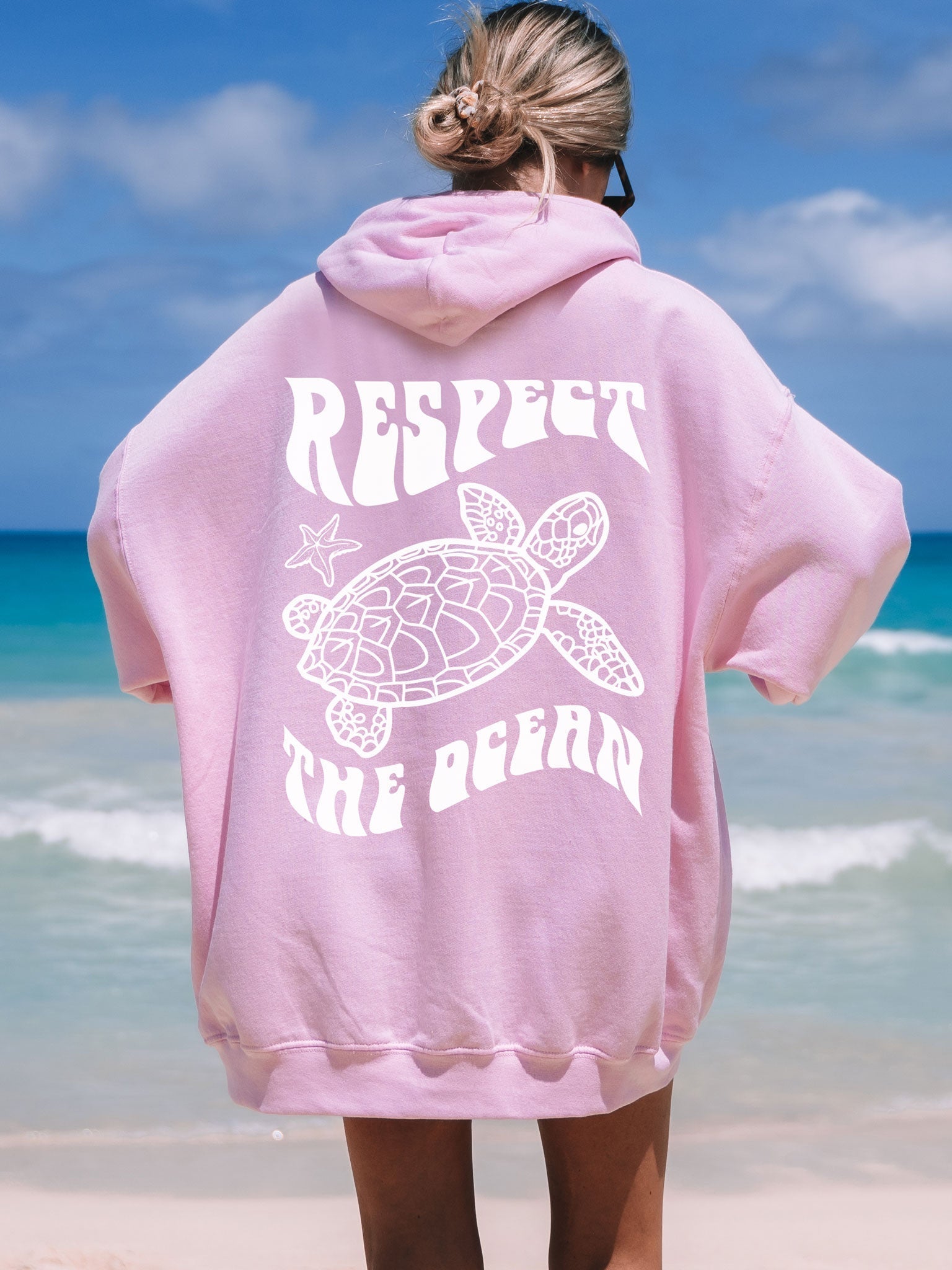 Respect The Ocean Hoodie V3 – Blue Ocean Project USA