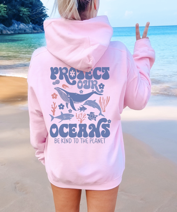 The Protect Our Oceans Hoodie – Blue Ocean Project USA