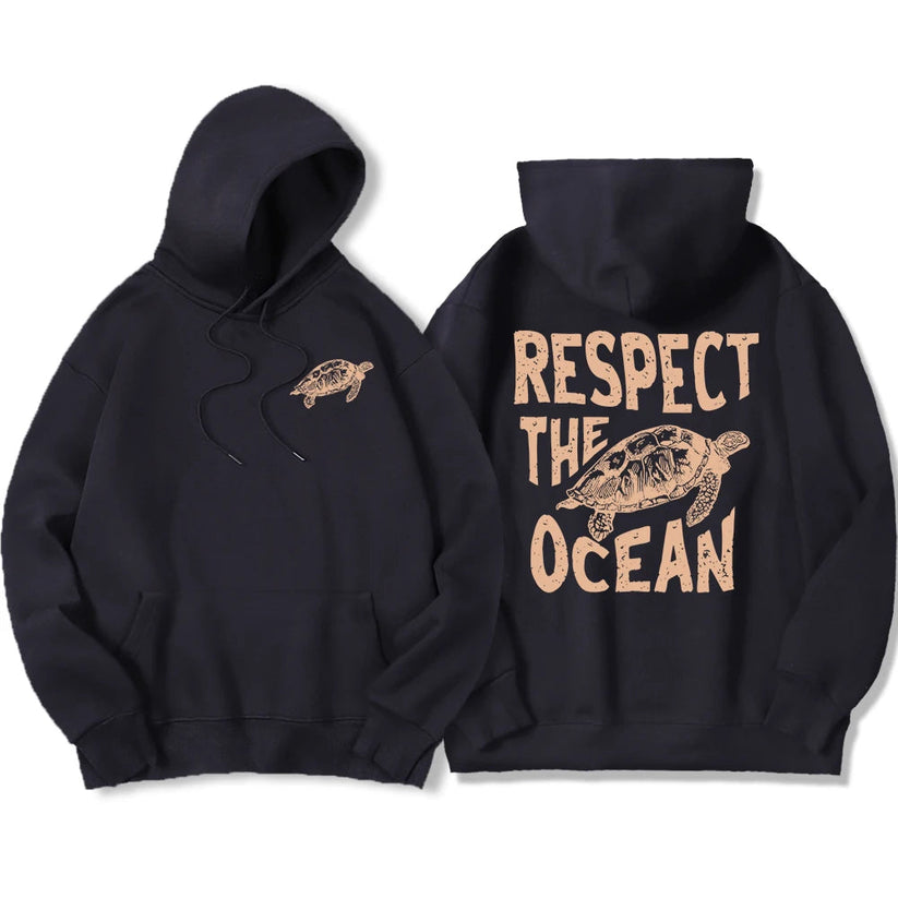 Respect The Ocean Hoodie – Blue Ocean Project USA