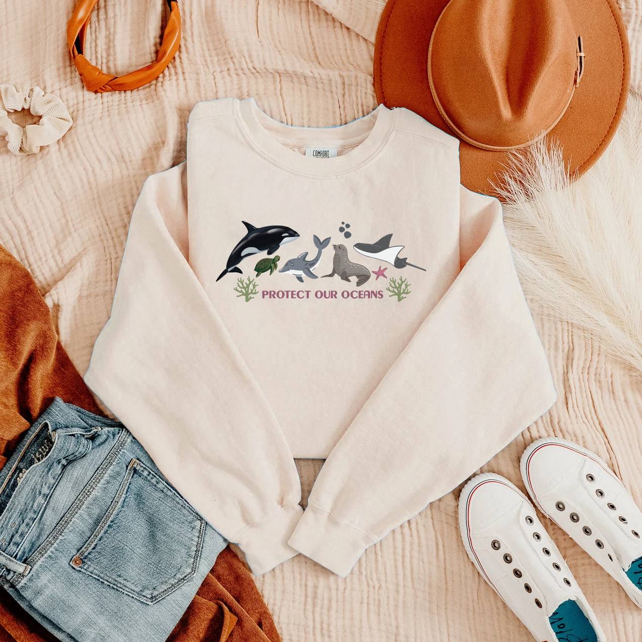 Protect Our Oceans Sweater – Blue Ocean Project USA