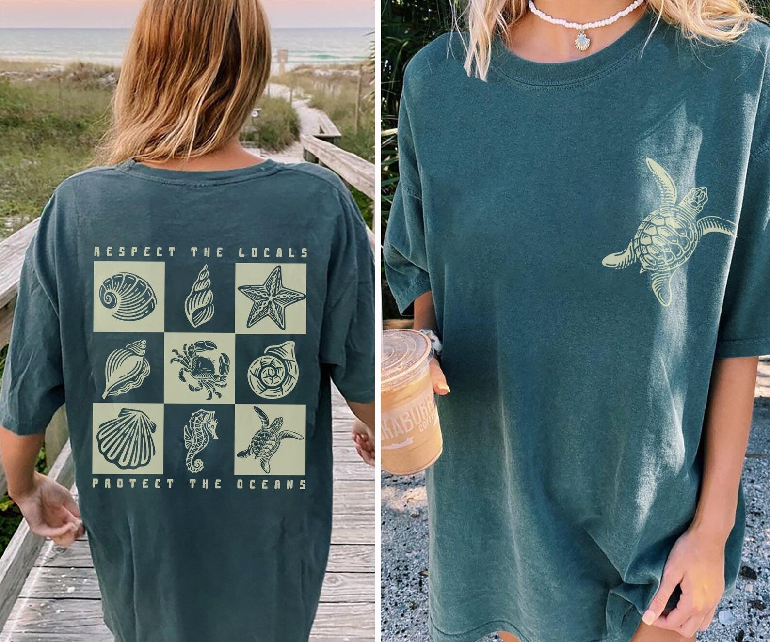 Retro Respect The Oceans Tee – Blue Ocean Project USA