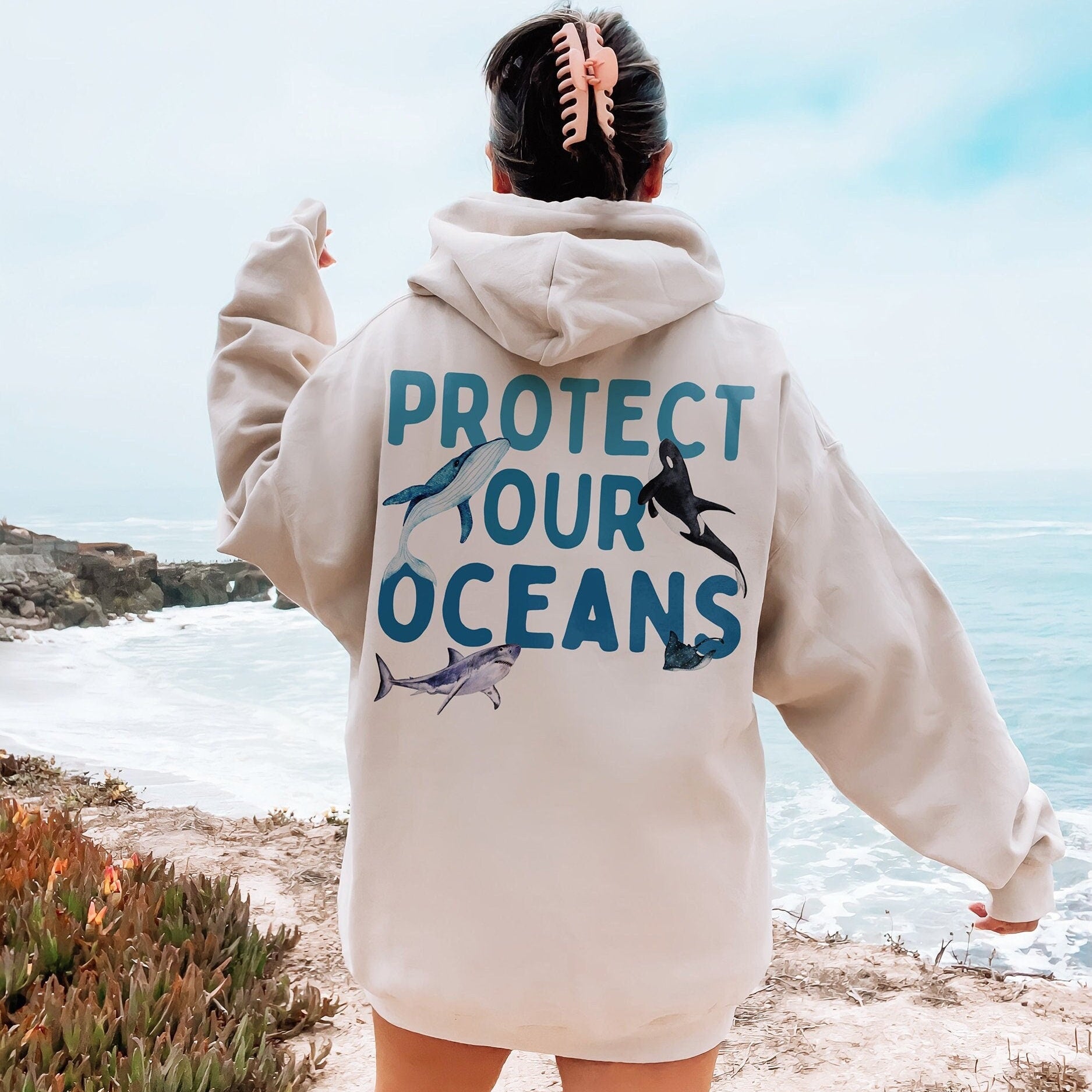 Protect Our Oceans Hoodie V11 – Blue Ocean Project USA